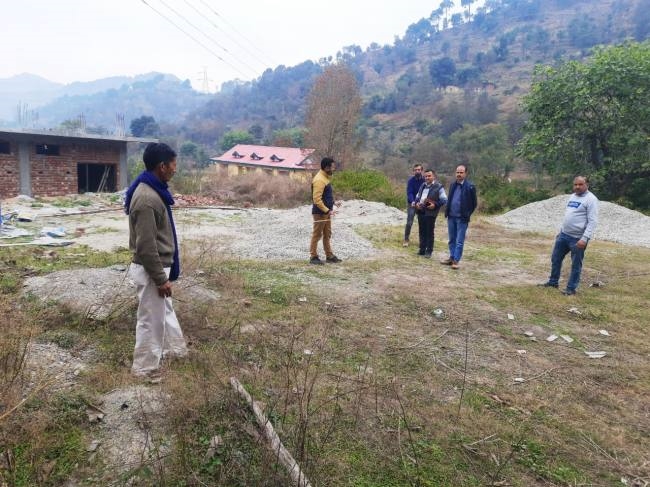 पंचवटी पार्क के लिए दयोथ पंचायत में किया भूमि निरीक्षण - panchvati park ...