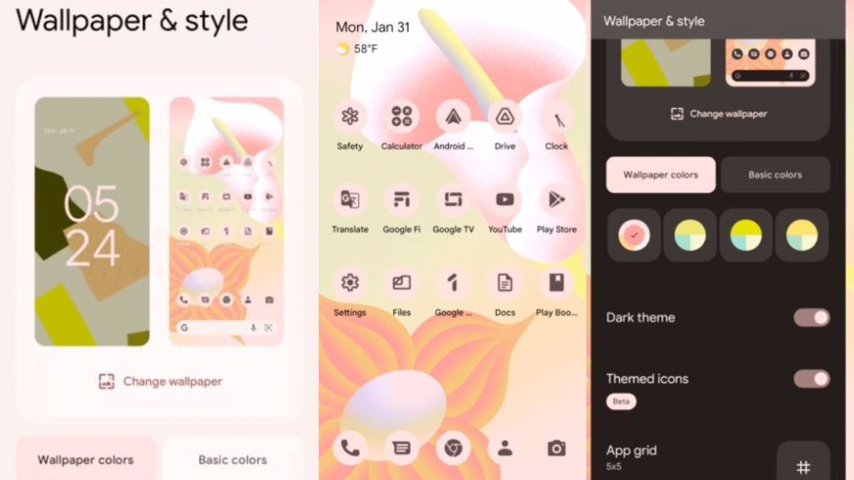 Android 13 थीम्ड आइकन को कैसे करें इनेबल, फॉलो करें स्टेप बाय स्टेप ...