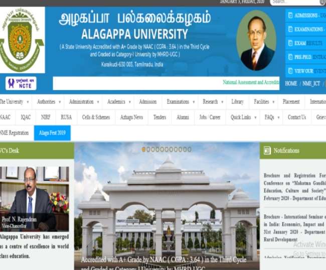 Alagappa University MA Result 2019 Released जारी हुआ MA का रिजल्ट ऐसे ...