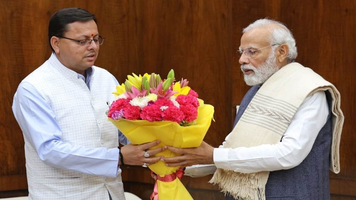 Pushkar Singh Dhami: मुख्यमंत्री पुष्कर सिंह धामी ने पीएम मोदी से की ...