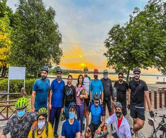 World Bicyle Day 2021: चंडीगढ़ के साइकिलवर्क्स ग्रुप ने सुखना लेक से ...