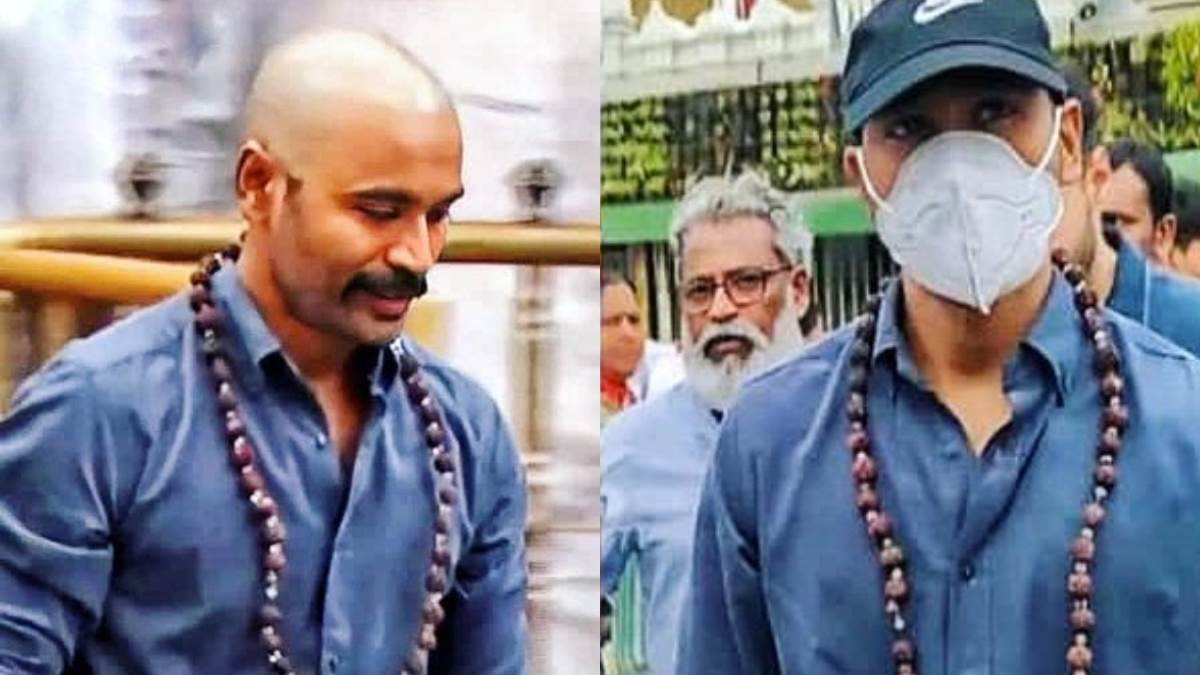 Dhanush Bald Look: धनुष ने मुंडावाया सिर, हुलिया बदल के तिरुपति मंदिर ...
