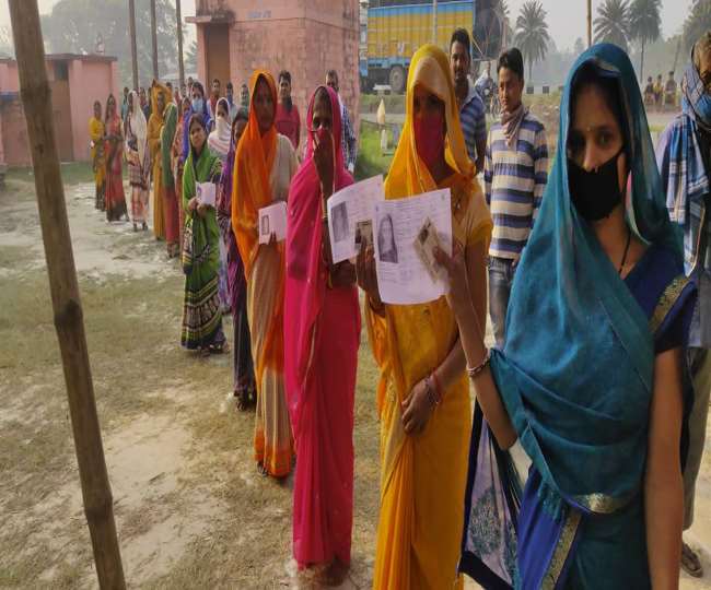 Bihar Chunav 2020 मुजफ्फरपुर के पांच विधानसभा क्षेत्रों में 60 फीसद