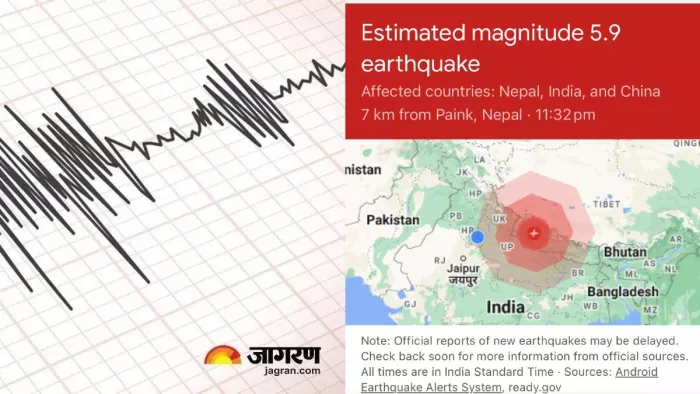 Uttar Pradesh Earthquake: भूकंप के तेज झटकों से दहला यूपी, आधी रात में ...