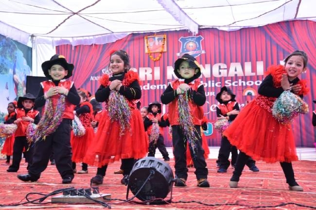 बच्चों ने कार्यक्रम पेश कर समां बांधा