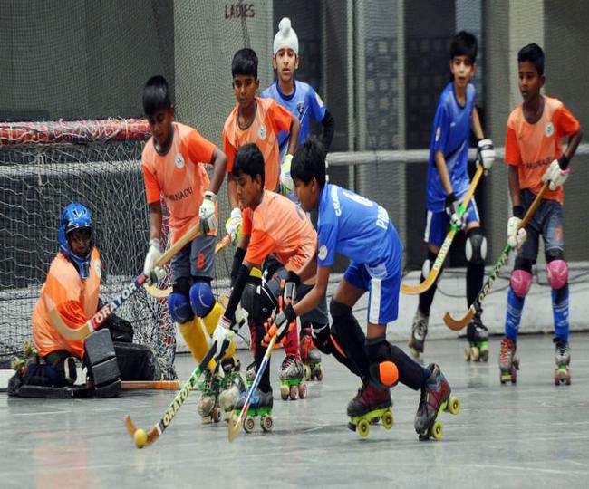 National Roller Skating Championshipsः रोलर हॉकी मुकाबले में हारा ...