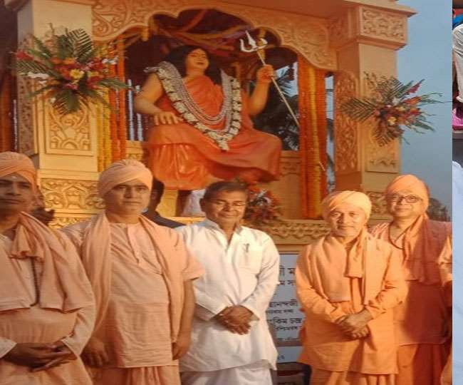 गंगासागर के रास्ते में स्थापित भारत सेवाश्रम संघ के संस्थापक स्वामी ...