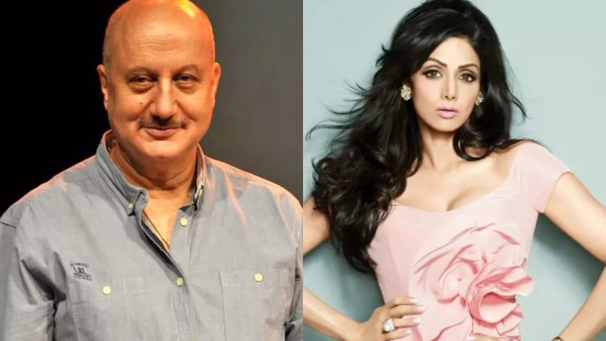 Anupam Kher: ग्लैमर गर्ल बनकर अनुपम खेर ने 32 साल पहले मचाया था तहलका, श्रीदेवी से हुई थी ...