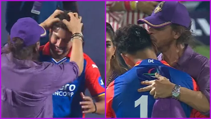 किंग खान से गले लगकर अपने गम भूले ऋषभ पंत, कुलदीप यादव का दिखा मस्तीभरा ... किंग खान से गले लगकर अपने गम भूले ऋषभ पंत, कुलदीप यादव का दिखा मस्तीभरा ...