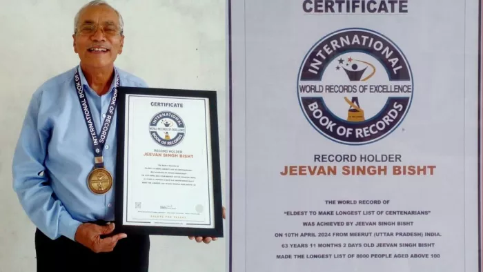 Meerut News: मेरठ के जीवन का अनूठा काम, इंटरनेशनल बुक ऑफ रिकार्ड्स में शामिल हुआ नाम - Name of ...