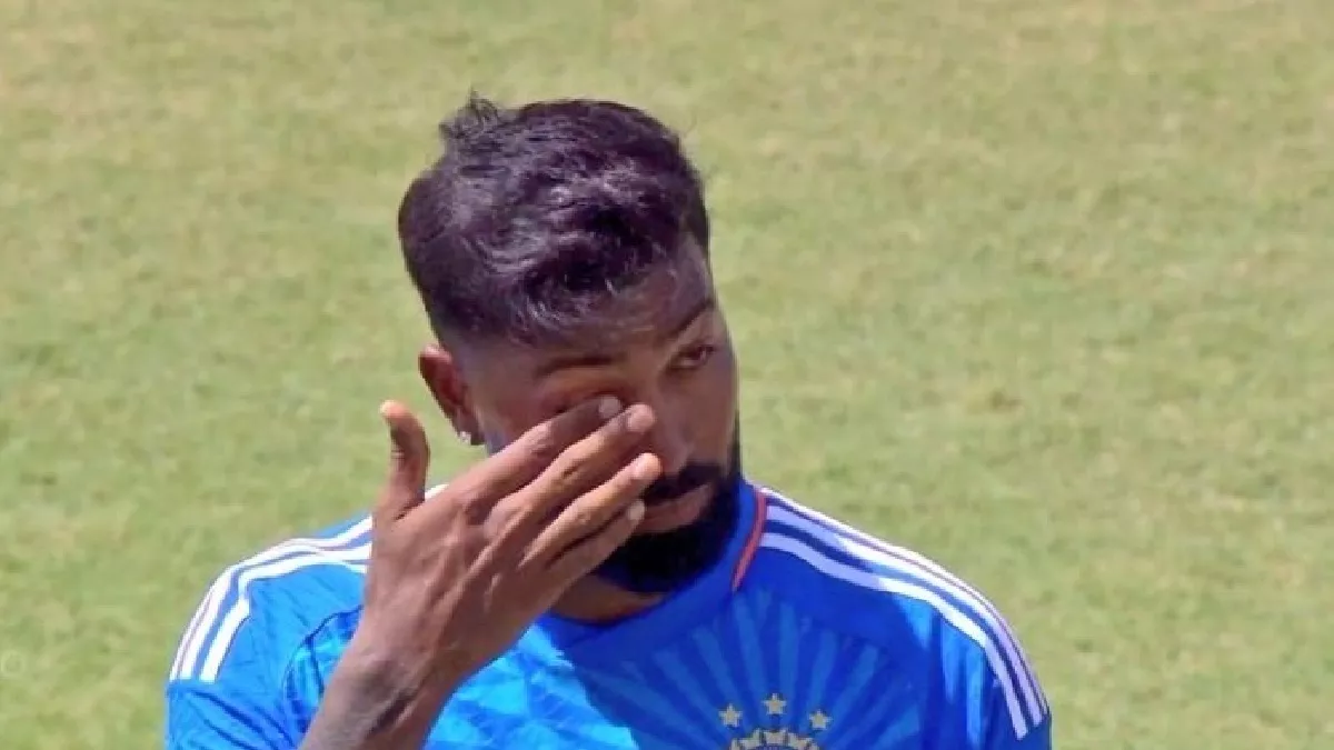 Ind vs WI: राष्ट्रगान के बाद रोने लगे हार्दिक पांड्या, कप्तान की भावुक ...