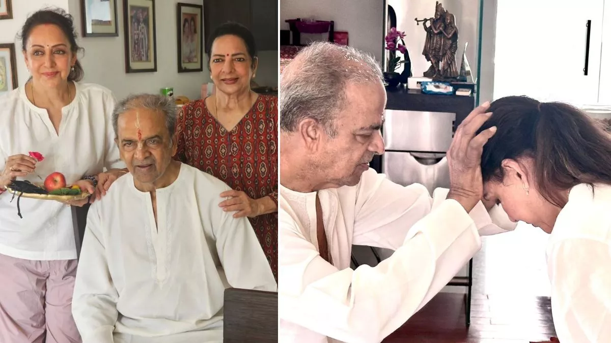 Hema Malini ने चेन्नई में मनाया भाई-दूज, 'ड्रीम गर्ल' ने भईया-भाभी संग ...