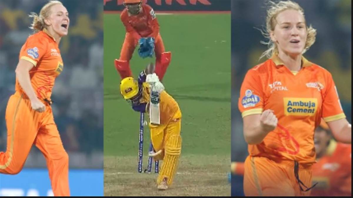 WPL 2023, UP vs GUJ: कौन है Kim Garth? 5 विकेट चटकाकर WPL में बटोरी ...