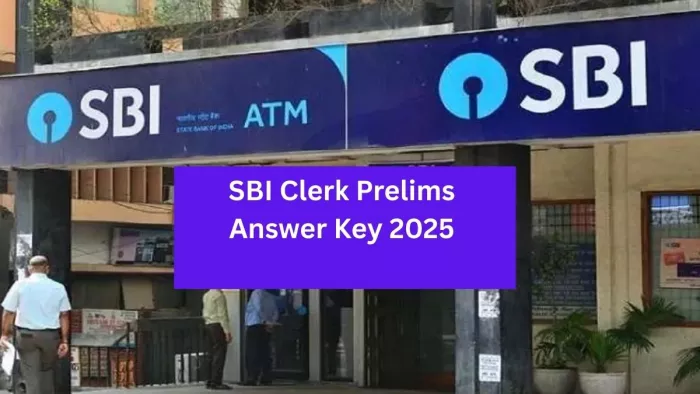 SBI Clerk Answer Key 2025: एसबीआई क्लर्क प्रीलिम्स एग्जाम में हुए हैं ...