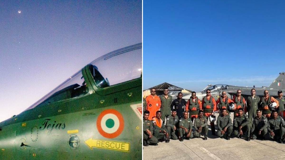 LCA Tejas: एलसीए तेजस परीक्षण विमान ने भरी पहली उड़ान, 35 मिनट तक रहा ...