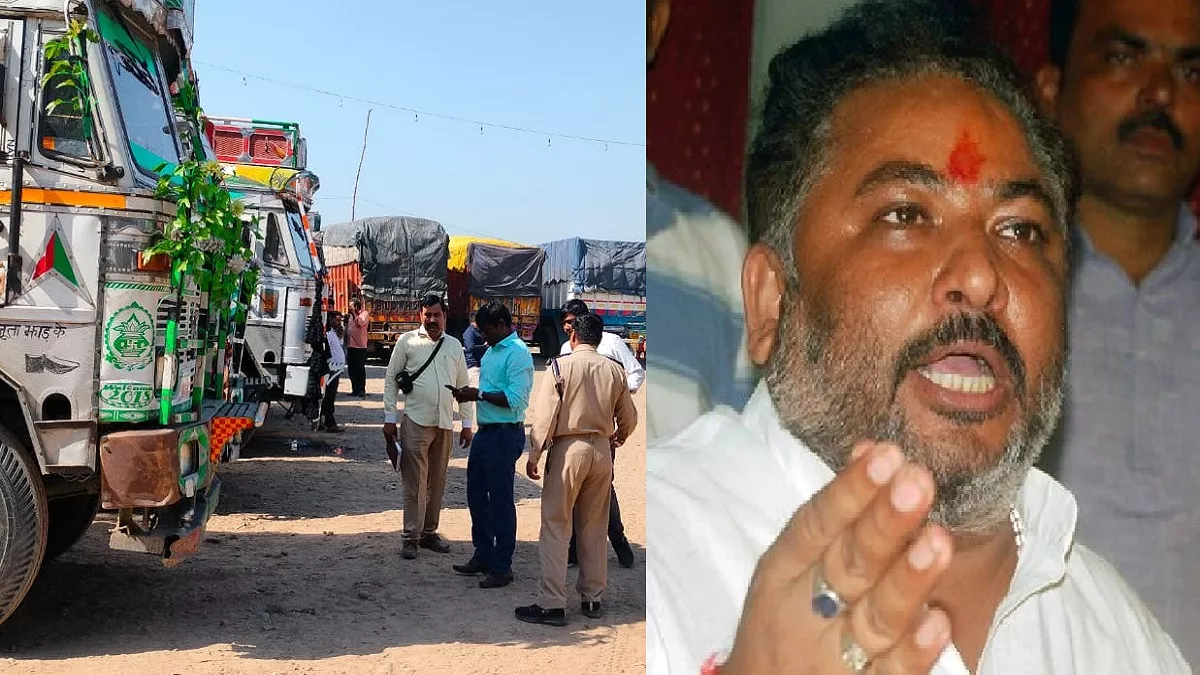 UP News: परिवहन मंत्री दयाशंकर सिंह ने अयोध्या से लखनऊ लौटते समय पकड़ी ओवरलोडिंग, 28 वाहन कराए ...