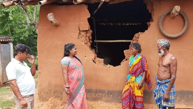 तोरपा प्रखंड में हाथियों को उत्पात जारी