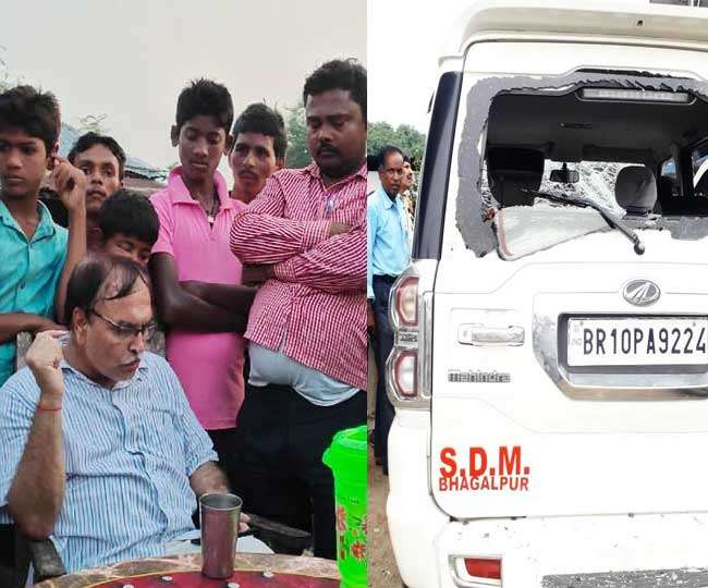 Flood in Bihar भागलपुर में बाढ़ पीड़ितों ने किया SDM पर हमला मधेपुरा ...