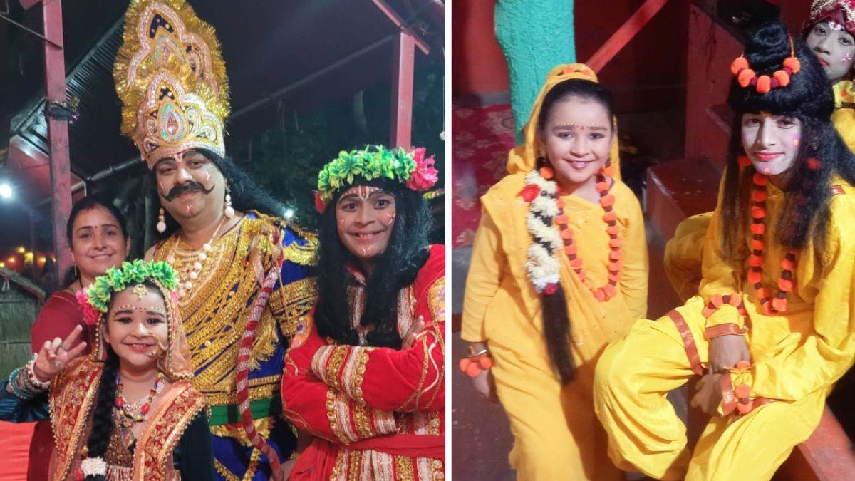 vijayadashami 2022 : इंजीनियर गिरीश जोशी बने राजा जनक, तो बेटी शुभांगी ...