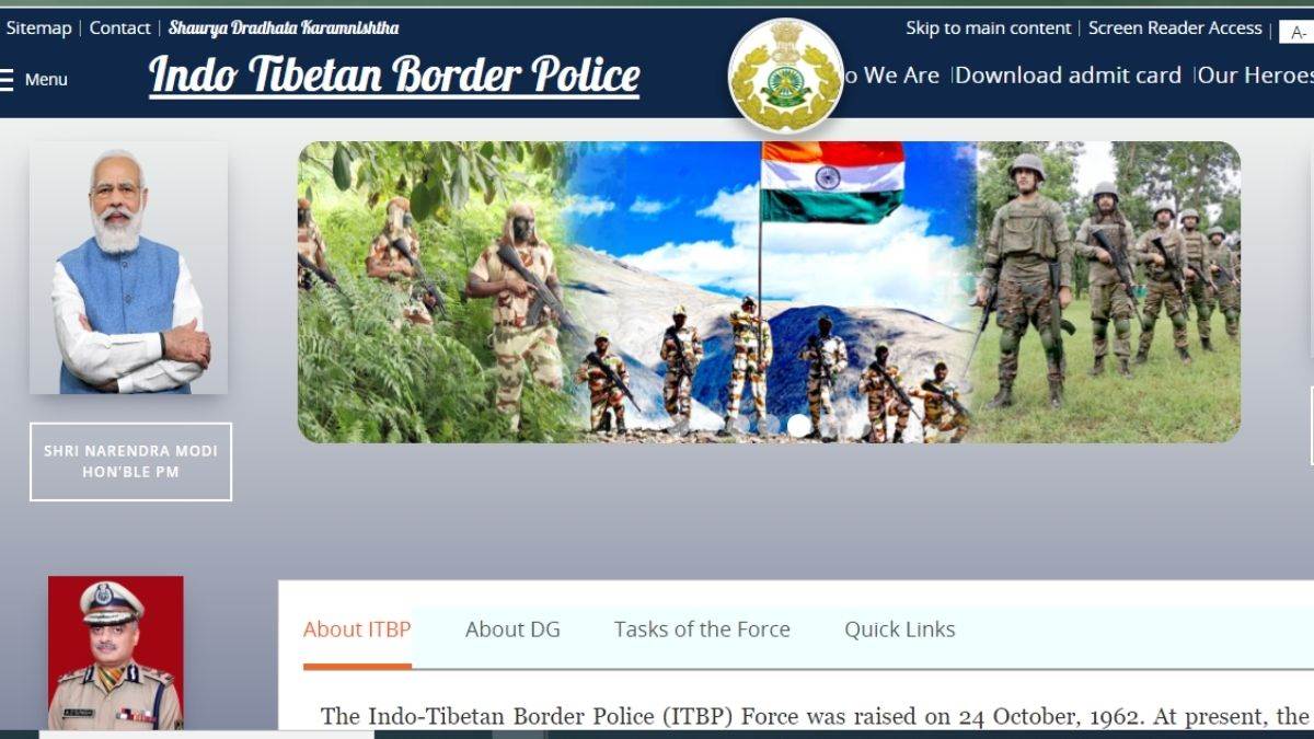ITBP Recruitment 2023: आईटीबीपी ने जीडी कॉन्स्टेबल के पदों पर निकाली ...