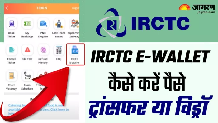 IRCTC e-wallet में कैसे ट्रांसफर और विड्रॉ कर सकते हैं पैसे, जानें स्टेप बाय स्टेप प्रोसेस ...