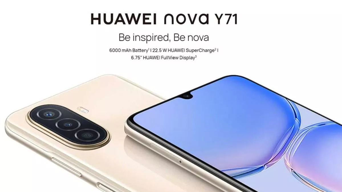 Huawei Nova Y71: 48MP ट्रिपल कैमरा के साथ सस्ता फोन लॉन्च, 6000mAh ...
