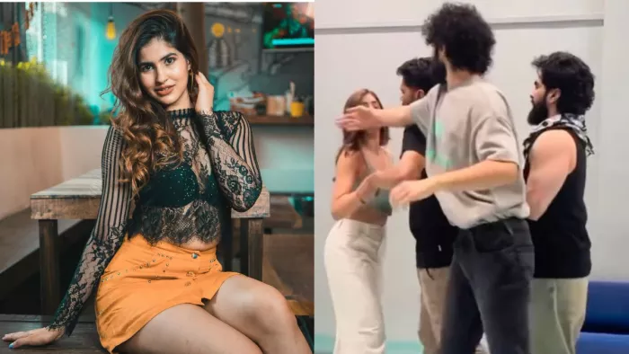 राघव जुयाल ने बॉम डिगी डिगी बॉम एक्ट्रेस Sakshi Malik को मारा थप्पड़ ...