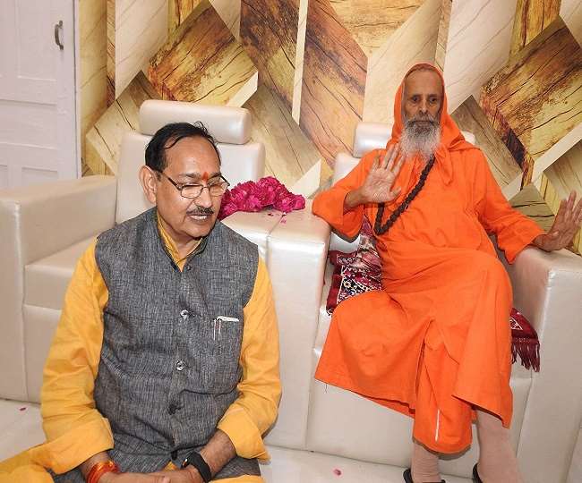 हमीरपुर में अयोध्या मंदिर पर की चर्चा स्वामी परमानंद बोले मंदिर में ...