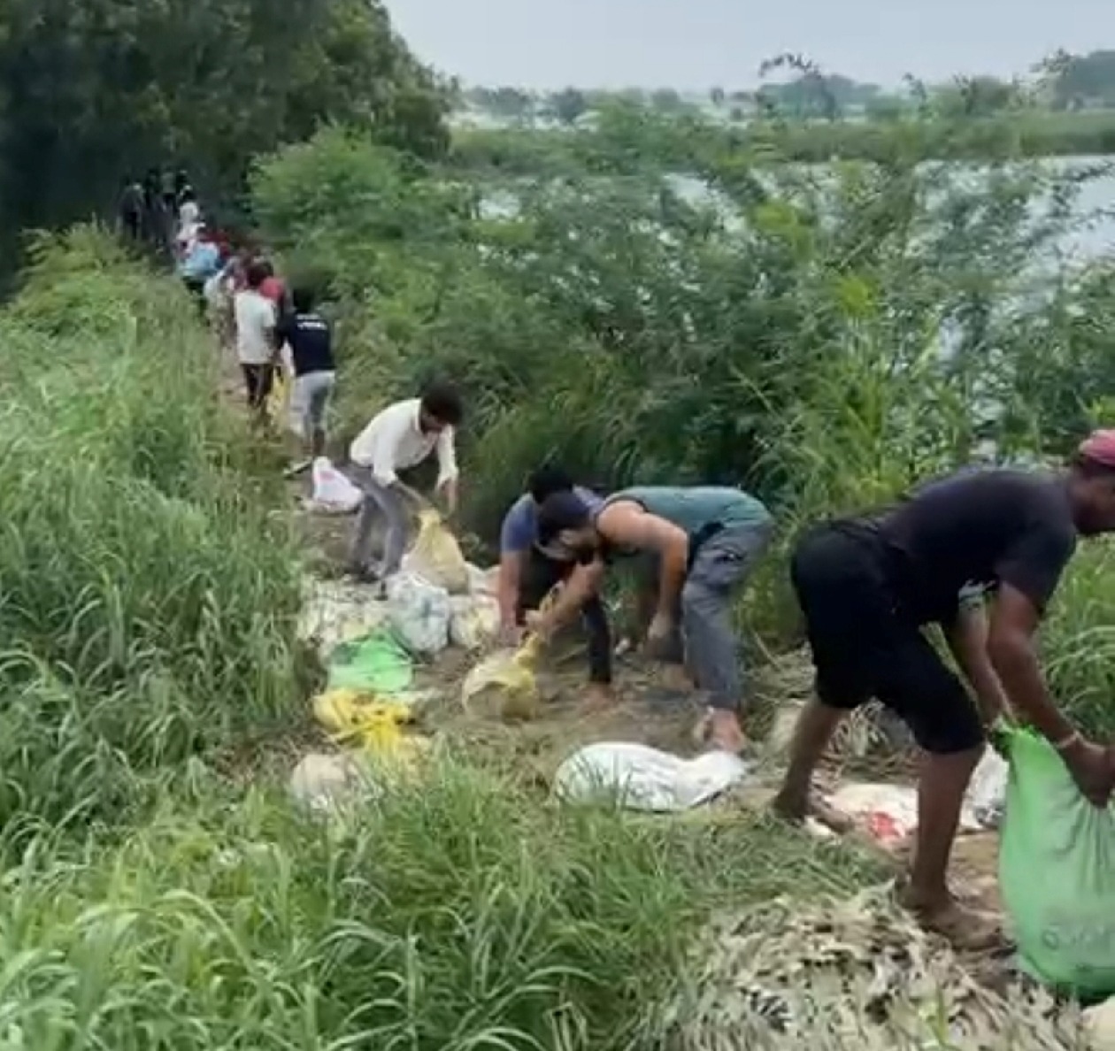 ड्रेन के टूटने से बहादुरगढ़ में हाहाकार, कई कॉलोनियां जलमग्न और सैकड़ों ...