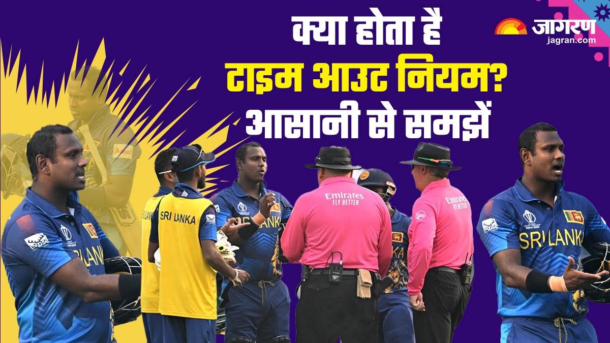 Timed Out Rule: क्रिकेट में क्या होता है 'टाइम आउट' नियम, Angelo ...