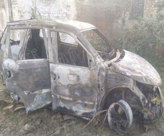 बलरामपुर में दो पक्षों में मारपीट के बाद फायरिंग, चार कारें फूंकी-पांच ...