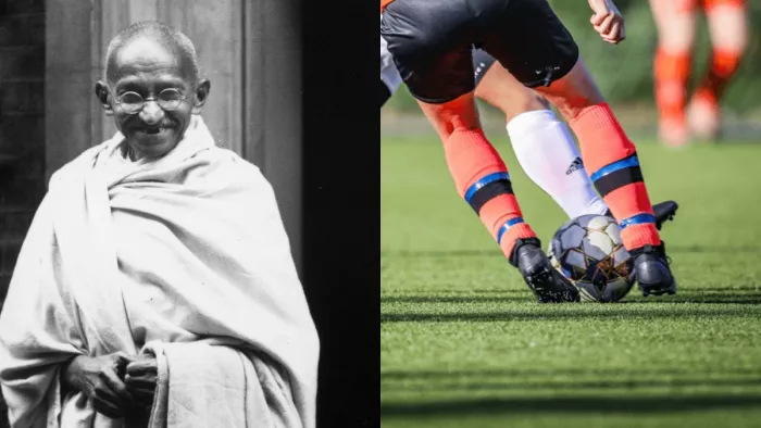 Mahatma Gandhi खेल रहे फुटबॉल? ब्राजील के एथलीट ने इंटरनेट को हिला डाला ...