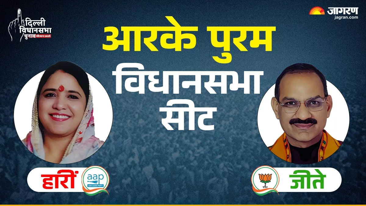 RK Puram Vidhan Sabha Chunav Result: बीजेपी के अनिल शर्मा ने दर्ज की जीत, प्रमिला टोकस को मिली ...