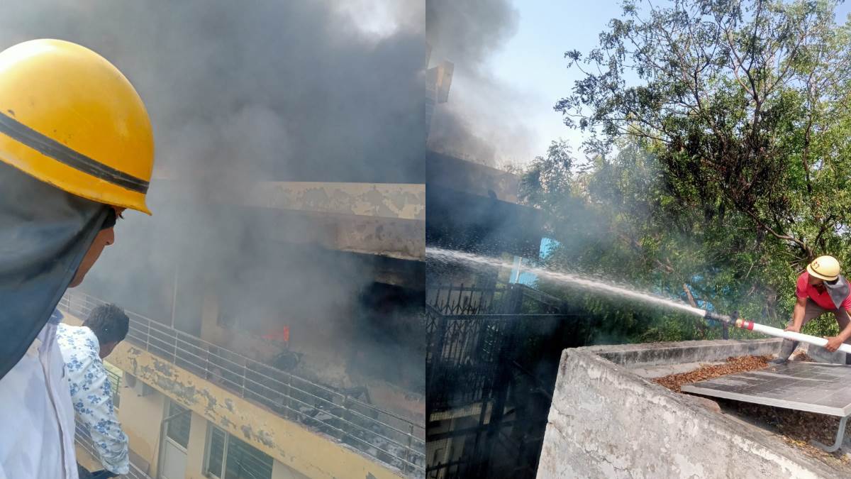 गुरुग्राम: फैक्ट्री में लगी आग, मौके पर पहुंची दमकल की 5 गाड़ियां - ncr ...