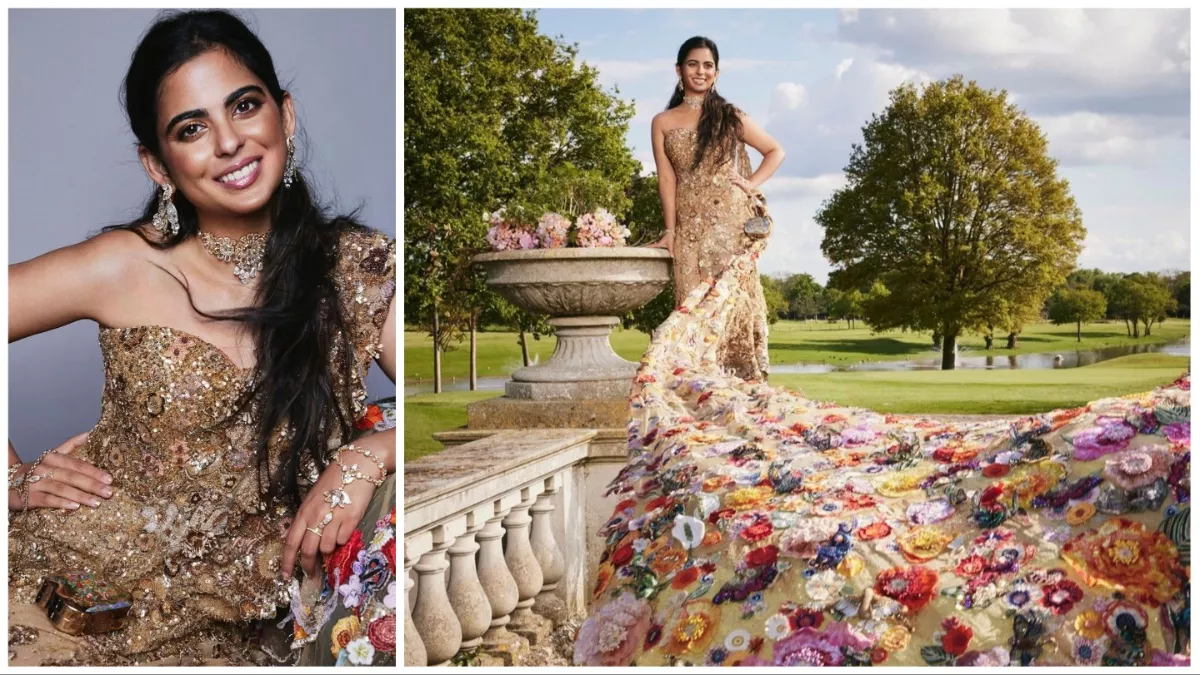 Met Gala 2024: फ्लोरल साड़ी गाउन में नजर आईं ईशा अंबानी, जिसे बनाने में ...