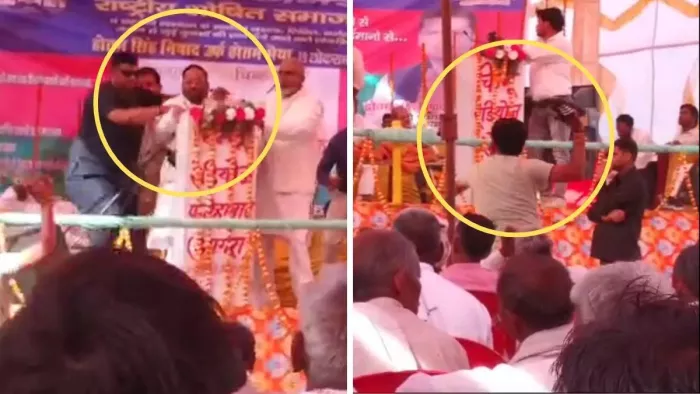 Agra: 'स्वामी प्रसाद पर जूता फेंकने वाले का हाथ काटकर लाने पर 11 लाख का ...