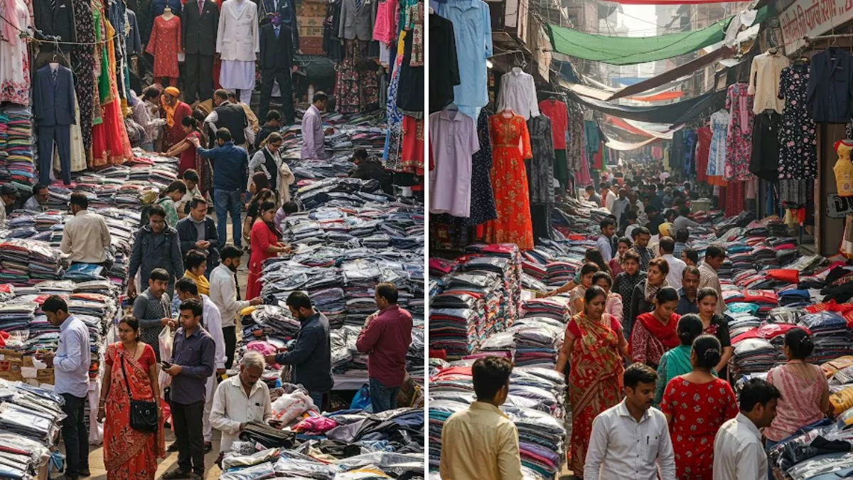 हर गुरुवार सजती है Delhi की इंद्रलोक पटरी मार्केट, सूट-साड़ी से शर्ट ...