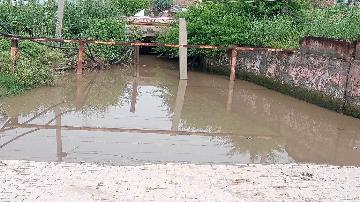पानीपत में पानी निकासी बड़ी समस्या, अंडरपास में जलभराव की समस्या ...