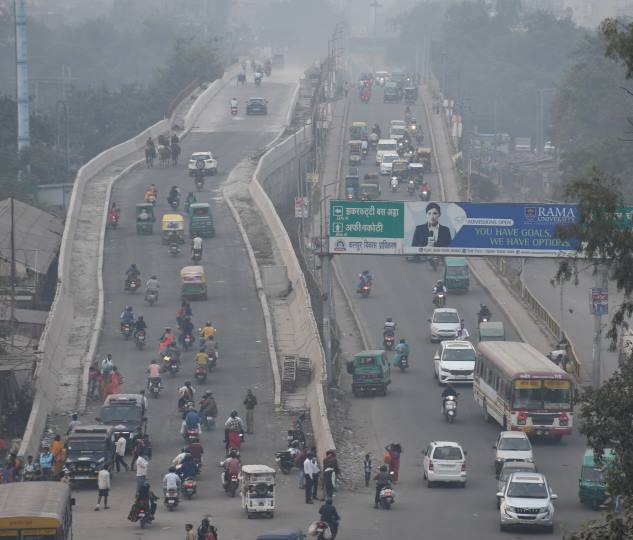 जनता ने शुरू किया झकरकटी के नए पुल पर आवागमन - People started traffic ...