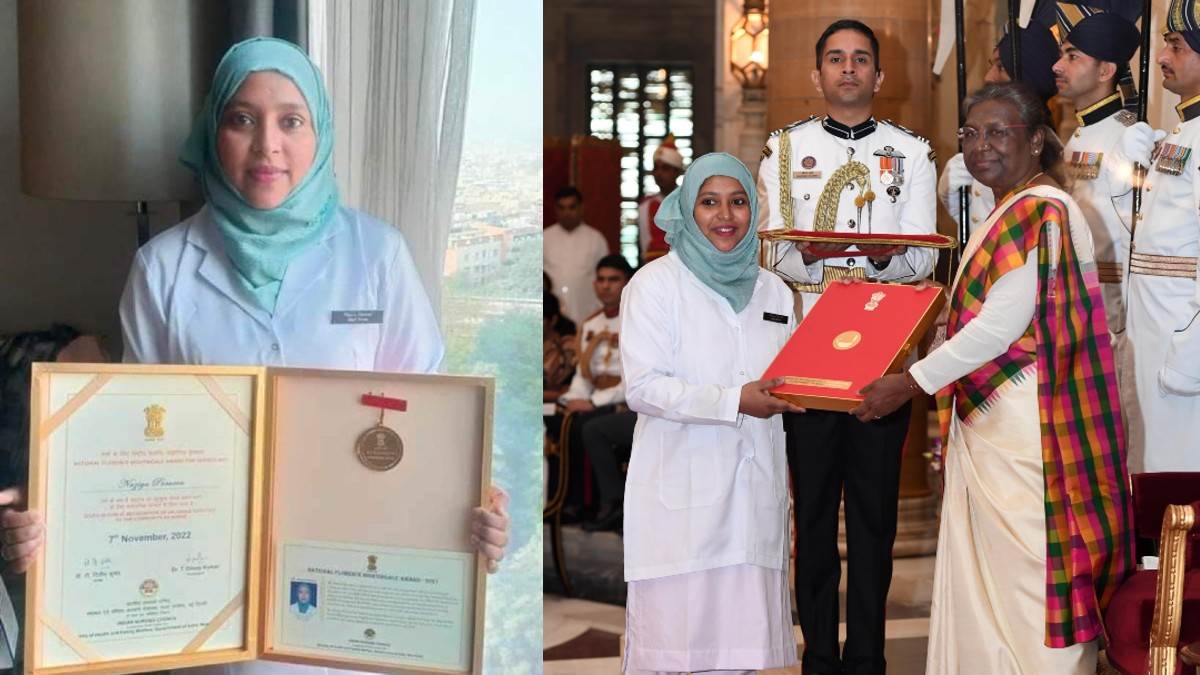 WOW! बिहार के भागलपुर की बेटी नाजिया परवीन को मिला फ्लोरेंस नाइटेंगिल ...