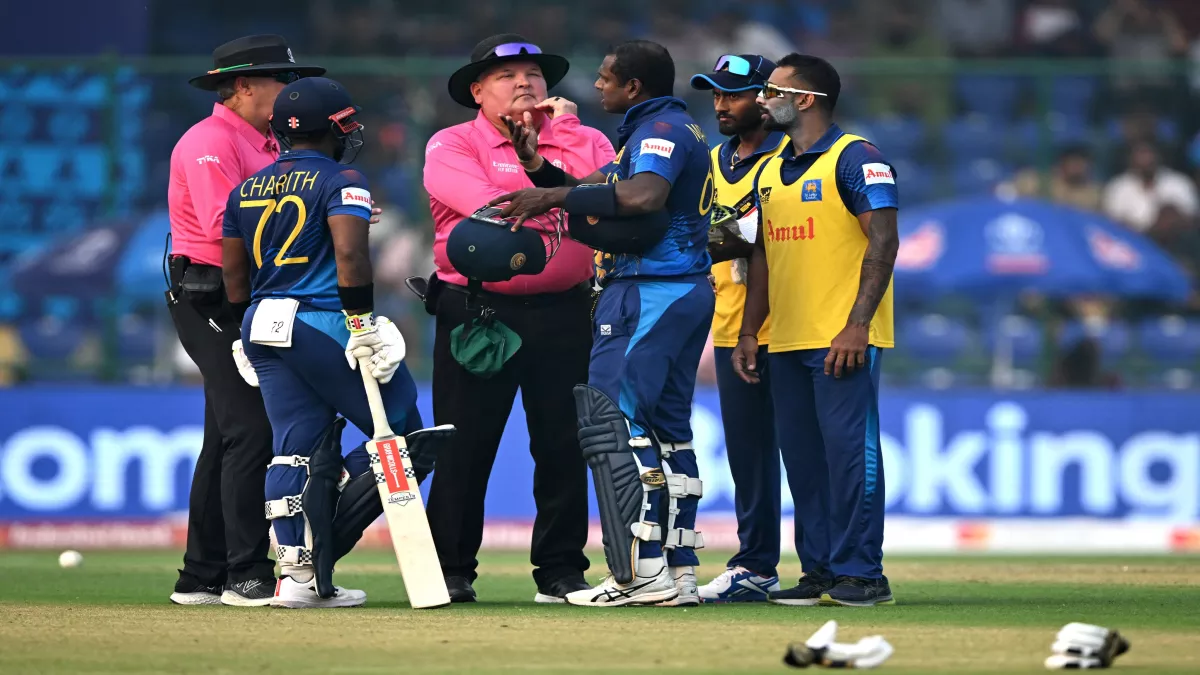 Angelo Mathews Timed out: एंजेलो मैथ्यूज को आउट दिया जाना सही या गलत ...