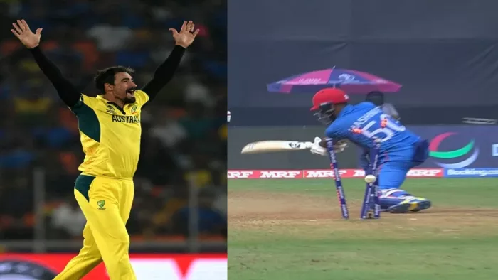 AUS vs AFG: शाहिदी को क्लीन बोल्ड कर Mitchell Starc ने बनाया वर्ल्ड ...