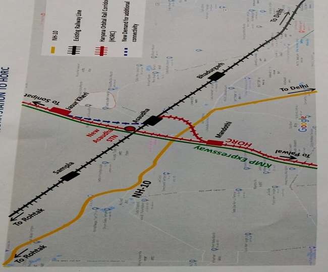 हरियाणा आर्बिटल रेल काेरिडोर के निर्माण की प्रक्रिया तेज, सिविल वर्क के ...