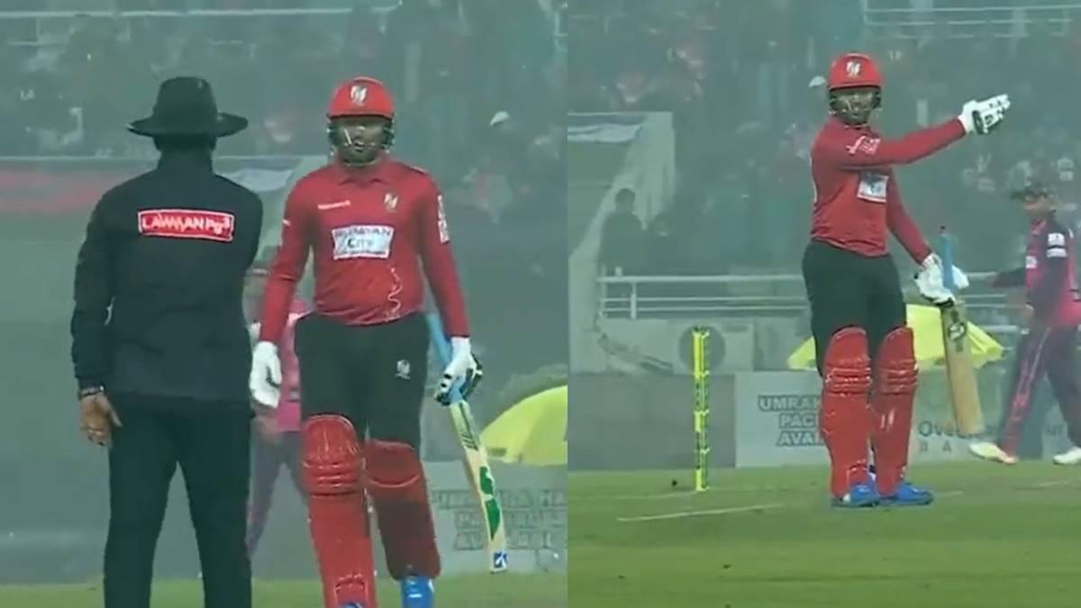 शाकिब अल हसन ने बीच मैदान खोया आपा, वाइड न देने पर अंपायर से भिड़े ...