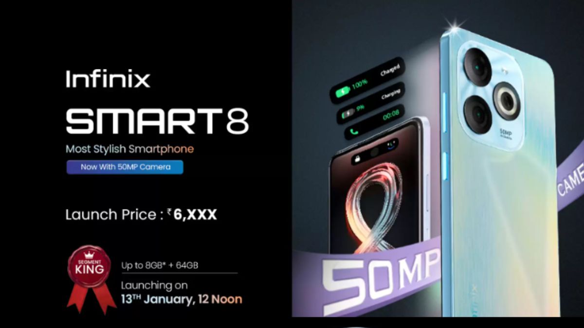 Infinix Smart 8: 50MP कैमरा और 8GB तक रैम वाला फोन जल्द हो रहा लॉन्च ...