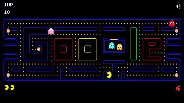 Google doodle pacman - mileskda