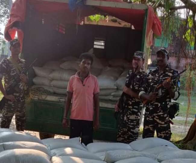 सुपौल पिकअप पर तस्करी के लिए ले जा रहे मटर को एसएसबी ने किया जब्त तस्कर ...