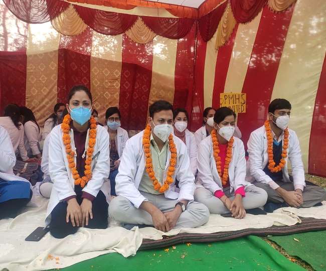 Haldwani medical collage PG Doctor strike जब हिमाचल व राजस्थान देते हैं ...