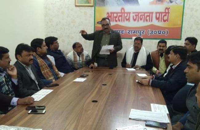 भाजपाई रंगोली मंडप से आज निकालेंगे पदयात्रा - Today the pilgrimage will ...