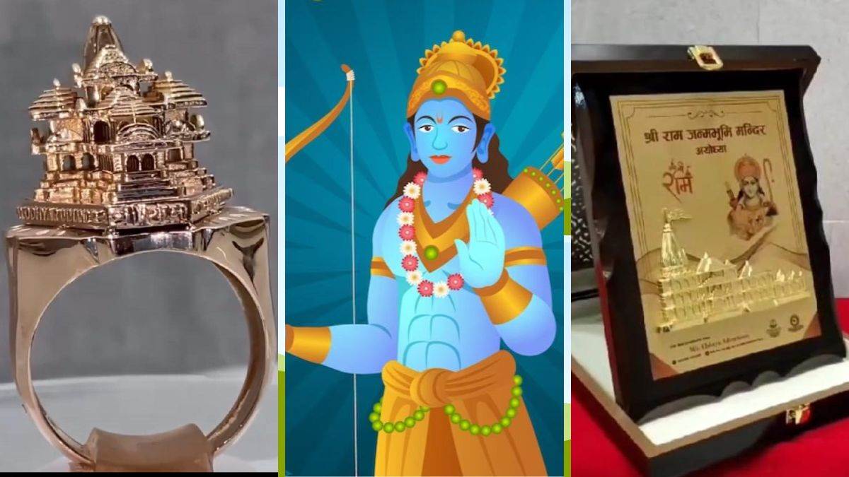 Ram Mandir: सोने की अंगूठियों पर सज रहे राम मंदिर के मॉडल, श्री राम भी ...